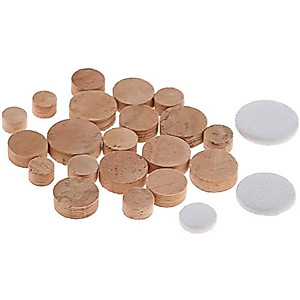 Jiayouy 23 Pieces Oboes Pads Replacement Set Oboe Accessories Sound Hole Cork Woodwind Repair Parts
