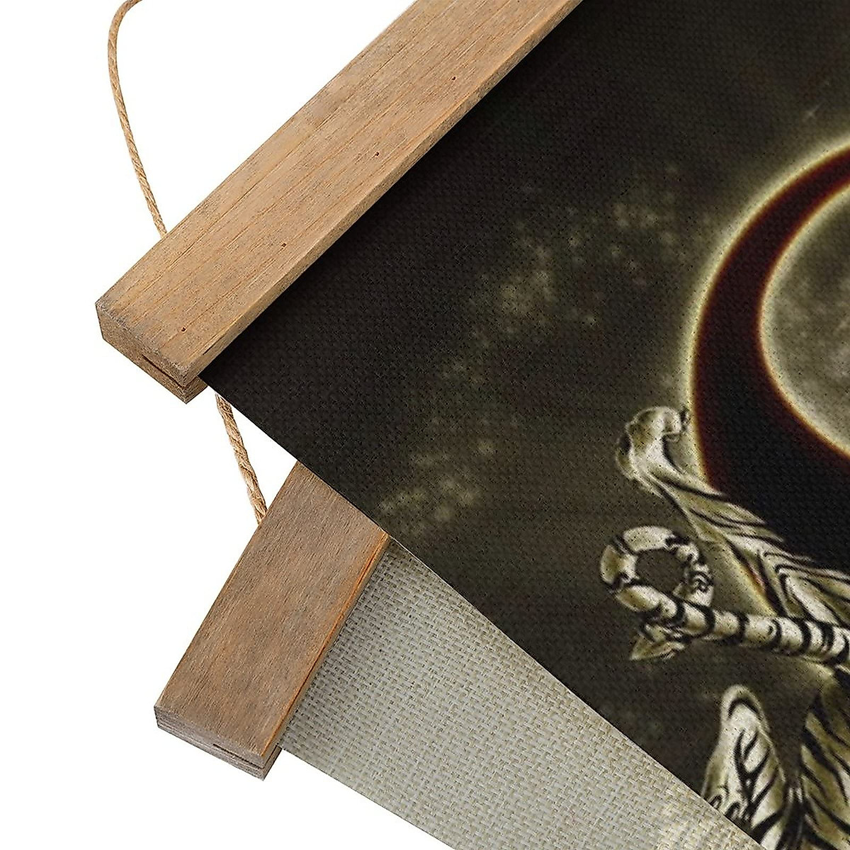 Yin Yang Dragons Tiger Canvas Hanging Painting Picture Poster Artwork for Home Office Decoration