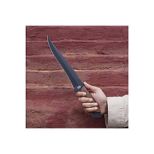 BUCKNBEAR KNIVES Best Hunting Knife – Hunting Knife and Sheath Custom Handmade High Carbon Black Fixed Blade Fishing Filet Knife (Burlwood handle) – BucknBear