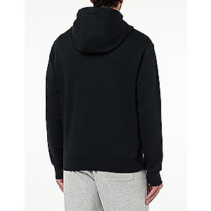 Nike Men's Sportswear Club Fleece Full Zip Hoodie, Fleece Zip-Up Hoodie Men, Black/Black/White, L