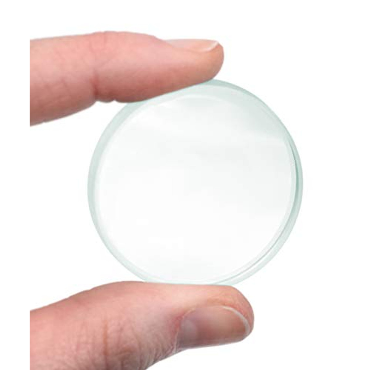 Double Concave Lens, 100mm Focal Length, 1.5" (38mm) Diameter - Spherical, Optically Worked Glass Lens - Ground Edges, Polished - Great for Physics Classrooms - Eisco Labs