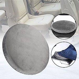 Rotating Car Swivel Seat Cushion Rotatory Chair Pad, 360 Degree Rotation Converts Any Chair Cushion Detachable Cover Rotatory Chair Pad, Comfort Skidproof Office Home Use