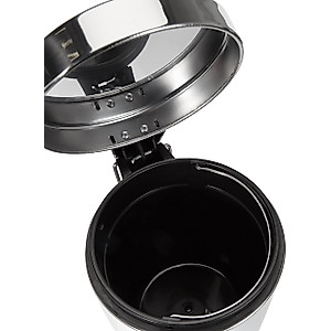 Wesco 103014-41 Pedal Trash Can, Stainless Steel Mirror, Size: Diameter: 6.7 x Height: 10.2 inches (17 x 26 cm), Pedal Bin 3L, 103