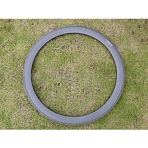 Toray Carbon Wheel Rims Full Carbon 3K Matt Road Bike Tubular Wheel Rim 50mm Basalt Brake Side Width 25mm / Holes : 24, 24