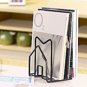 LINFIDITE Cutting Board Holder Chopping Boards Organizer Holder Kitchen Countertop Pot Pan Lids Rack Kitchenware Organizer Flat Steel 4.92 x 5.7 x 8.47 in. Black