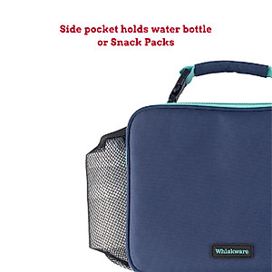 Whiskware Insulated Soft Cooler Lunch Bag for Work, Travel, and More, Black