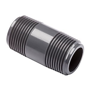 Rain Bird RISER2 PVC Spray Head Riser, 1/2" Male Pipe Thread x 1/2" Male Pipe Thread, 2" Length