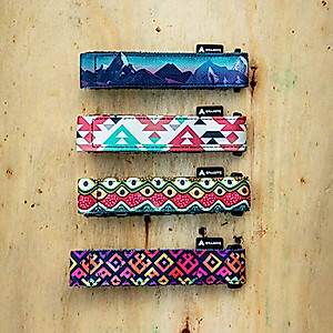 Granite Rockband+ MTB Frame Carrier Strap for Inner Tubes and Bike Tool Kit, Bike Storage Solution for Attaching Extra Gear on Your Mountain Bike, BMX Bike, Road Bike and Gravel Bike (Square Tile)