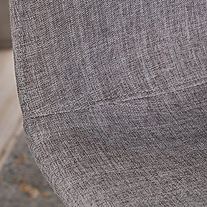 Christopher Knight Home 301730 Raina Mid-Century Modern Fabric Dining Chairs, 2-Pcs Set, Light Grey/Dark Brown & Zeila Mid-Century Modern Fabric Dining Chair, 2-Pcs Set, Light Grey/Dark Brown