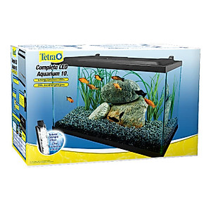 Tetra Complete LED Aquarium 10 Gallons, Includes LED Lighting, Filtration and Accessories