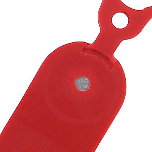 2PCS Electric Scooter Charging Port Waterproof Cover Red Charging Port Waterproof Cover Accessory Fit for PR O Electric Scooter