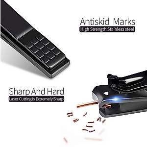 16 In 1 Stainless Steel nail grooming ProfessionalManicure Set Pedicure Kit Nail Scissors Grooming Kit with Black PU leather Travel Case Second Generation And Gifts