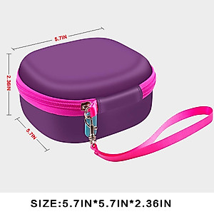 Comecase Case for Leapfrog Rockit Twist Handheld Learning Game System, Perfect Toy Box Storage for Kids Children -Purple