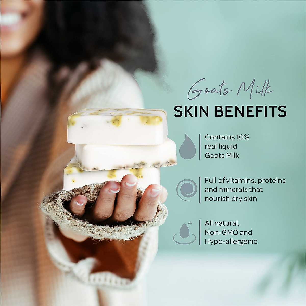 Pifito Goats Milk Melt and Pour Soap Base (5 lb) │ Bulk Premium 100% Natural Glycerin Soap Base │ Luxurious Soap Making Supplies