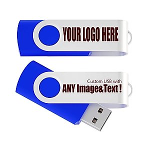 MEINAMI Customized USB Flash Drive in Box Thumb Drive Personalized Memory Stick 4GB 25 Pack