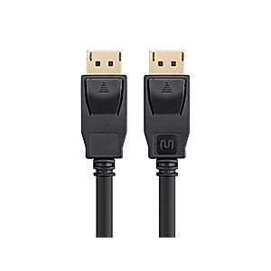 Monoprice DisplayPort 1.2a Cable - 1.5 Feet - Black | Supports Up to 4K Resolution and 3D Video - Select Series