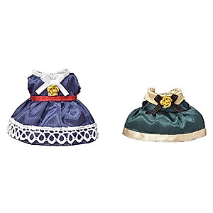 Calico Critters Town Dress up Set (Blue & Green) for 36 months to 96 months