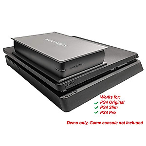 Avolusion PRO-5X Series 8TB USB 3.0 External Gaming Hard Drive Works for PS4 Original, Slim & Pro (Grey)