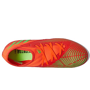 adidas Unisex-Child Edge.3 Predator Firm Ground Solar Red/Solar Green/Black 2 Little Kid