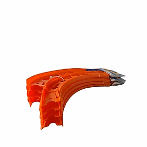 Hot Wheels Curve Tracks Expansion Packs ~ Includes 8 Curved Track Pieces & 4 Connectors ~ 10" Long