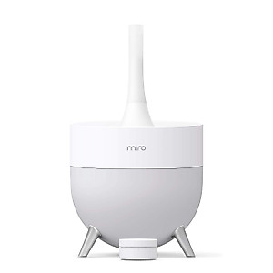 Miro NR07S Humidifier - Completely Washable Modular Humidifier, Easy to Clean, Easy to Use, Large Room - Cool Mist, Sanitary, Top-Fill Ultrasonic Humidifier with Whisper Quiet and Powerful Output