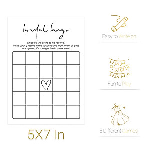 Vusnud Bridal Shower Games, for Wedding Bachelorette Party Games Supplies