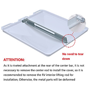 Wadoy 13 x 13 inch RV Camper Vent Cover/Lid Comaptible with Jensen 40152 Metal Base 1994 & Up Models, Universal Roof Vent Cover Replacement for RV, Trailer, Camper, Motorhome