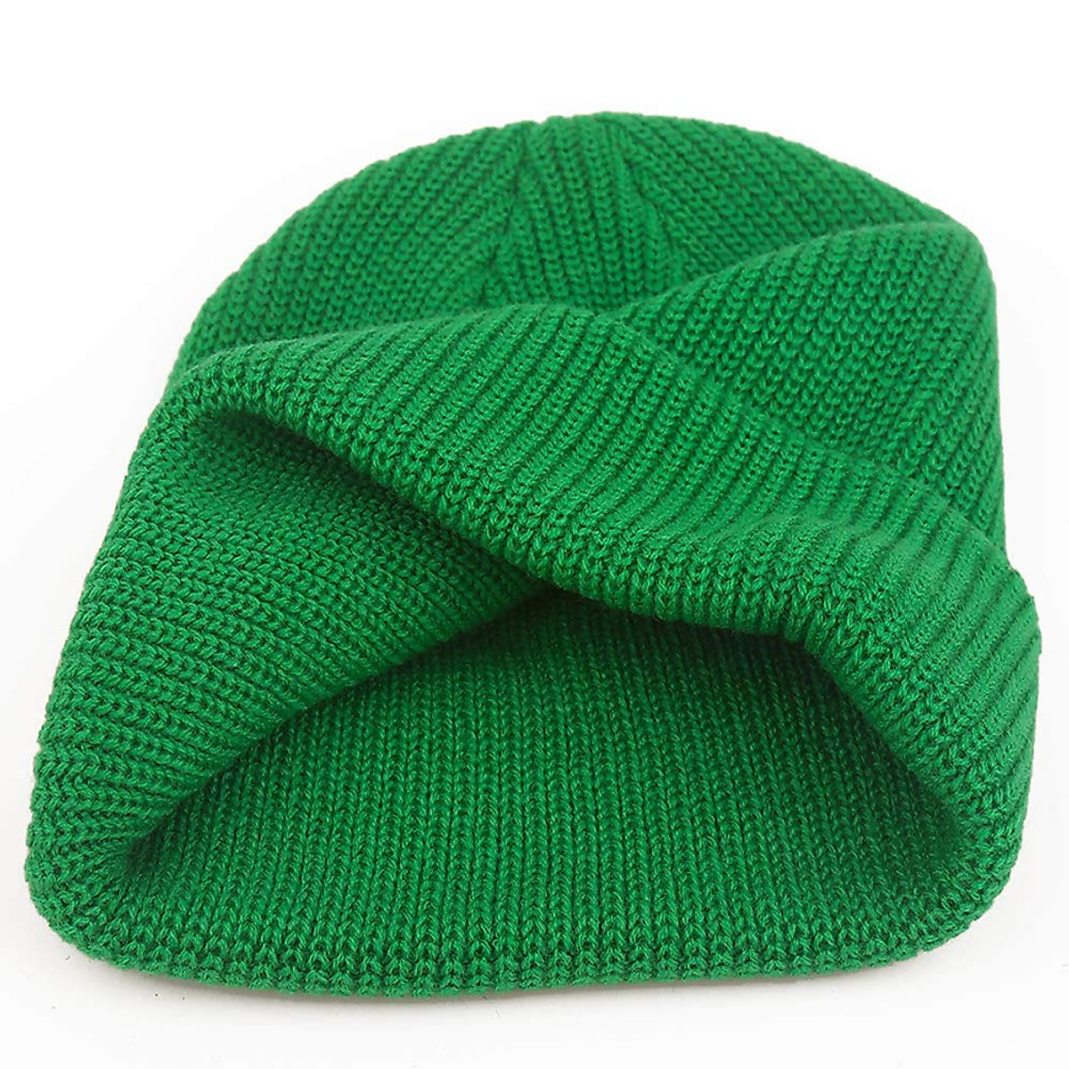 MaxNova Men's Slouchy Beanie Hat Winter Warm (Kelly green)