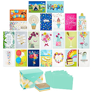Hallmark Assorted Boxed Greeting Cards (24 cards) and Hallmark Birthday Cards Assortment (20 cards)