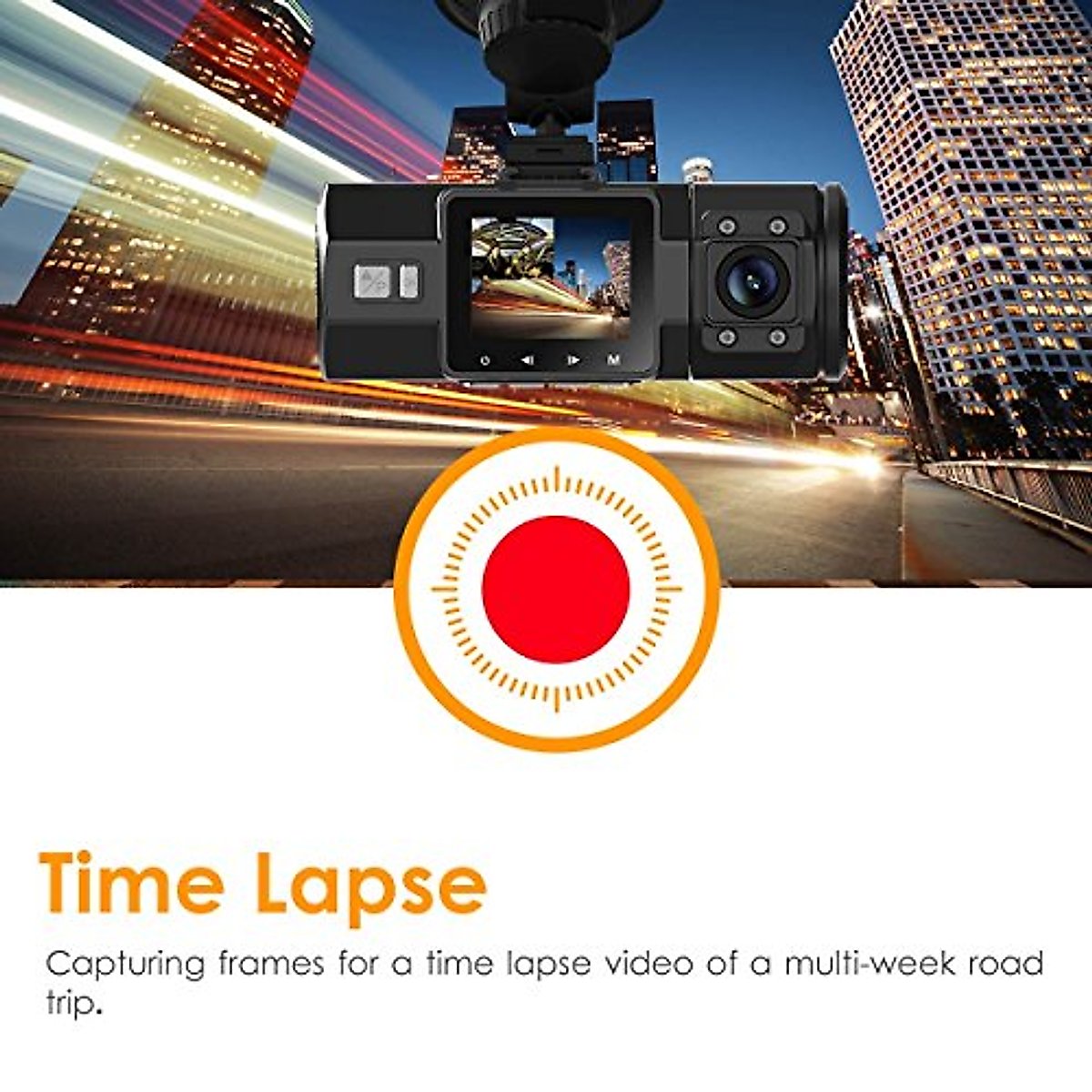 Vantrue N2 Pro Uber Dual 1080P Dash Cam, 2.5K 1440P Front Dash Cam, Front and Inside Dash Camera w/Infrared Night Vision, 24hr Motion Detection Parking Mode, Accident Record, Support 256GB max(2023)
