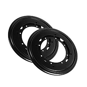 2Pack 9" Lazy Susan Hardware 5/16 Thick Turntable Bearing Swivel Plate 750lbs Load Capacity Round Lazy Susan Turntable Base for Rotating Table, Serving Tray, Corner Shelves, Book Rack, Black