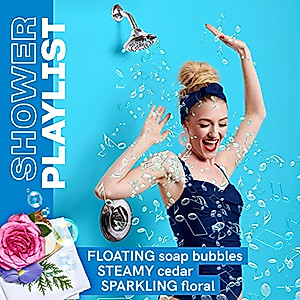 Friday Collective Shower Playlist Candle, Fresh & Clean Scented, Made with Essential Oils, 3 Wicks, 13.5 oz