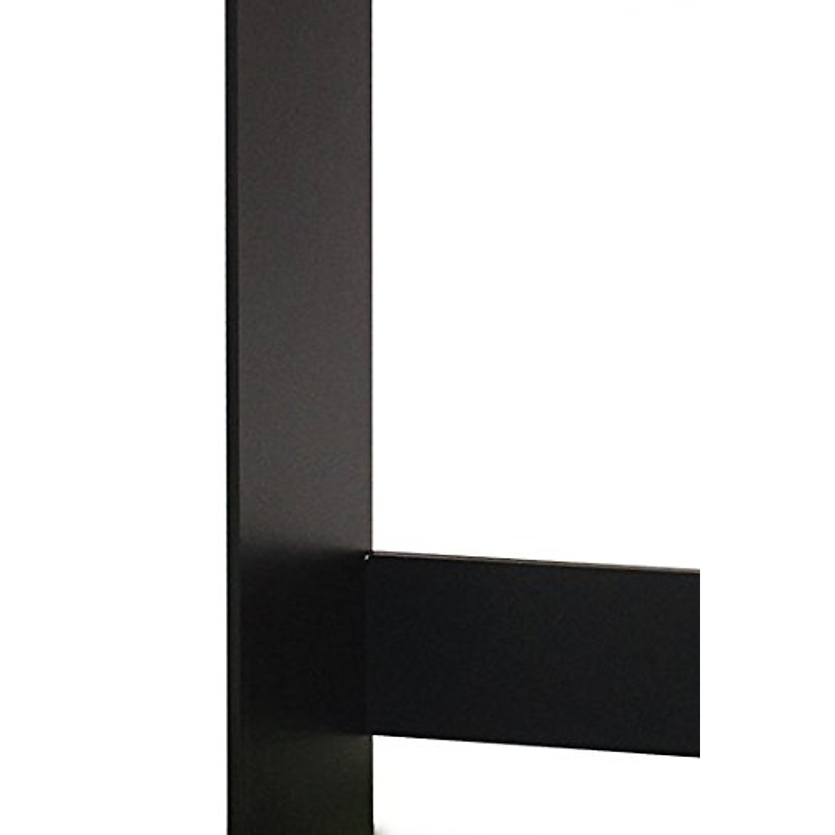 Furinno Efficient Home Laptop Notebook Computer Desk with Square Shelves, Black/Grey