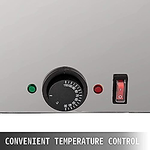 Electric Hot Fudge Warmer,1600W Hot Fudge Warmer with Pump,5L Cheese Sauce Warmer Pump Dispenser,Stainless Steel Heated Pump Food Warmer,Hot Fudge Caramel Butter 30-110℃