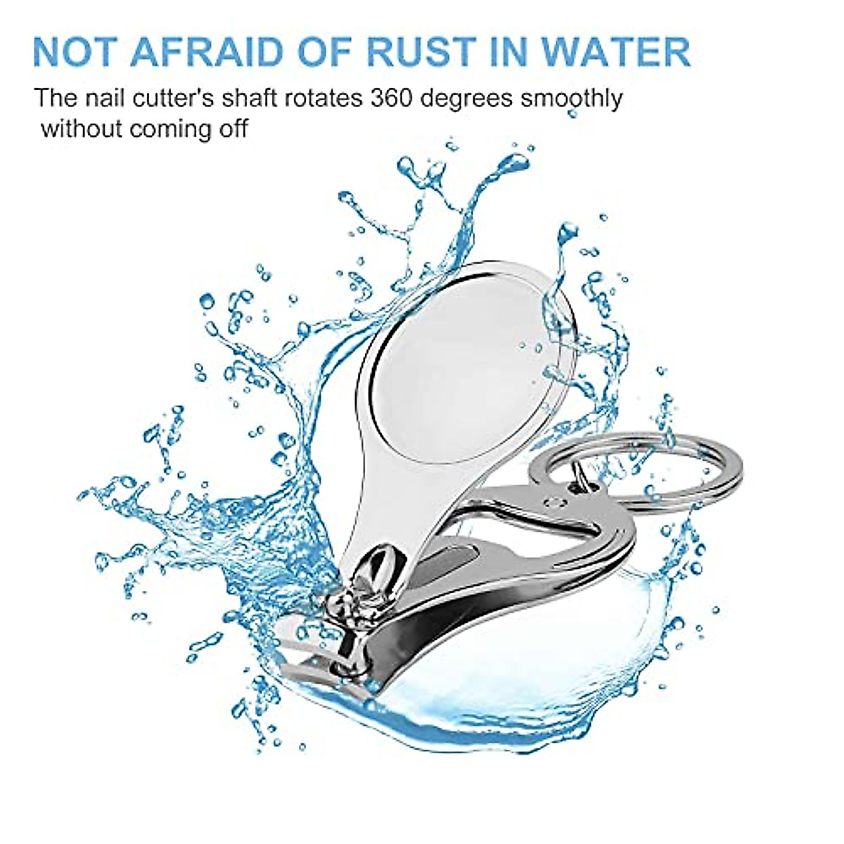 Bigfoot UFO Nail Clippers Fingernail Cutter Multifunction Nail Trimmer with Beer Bottle Opener