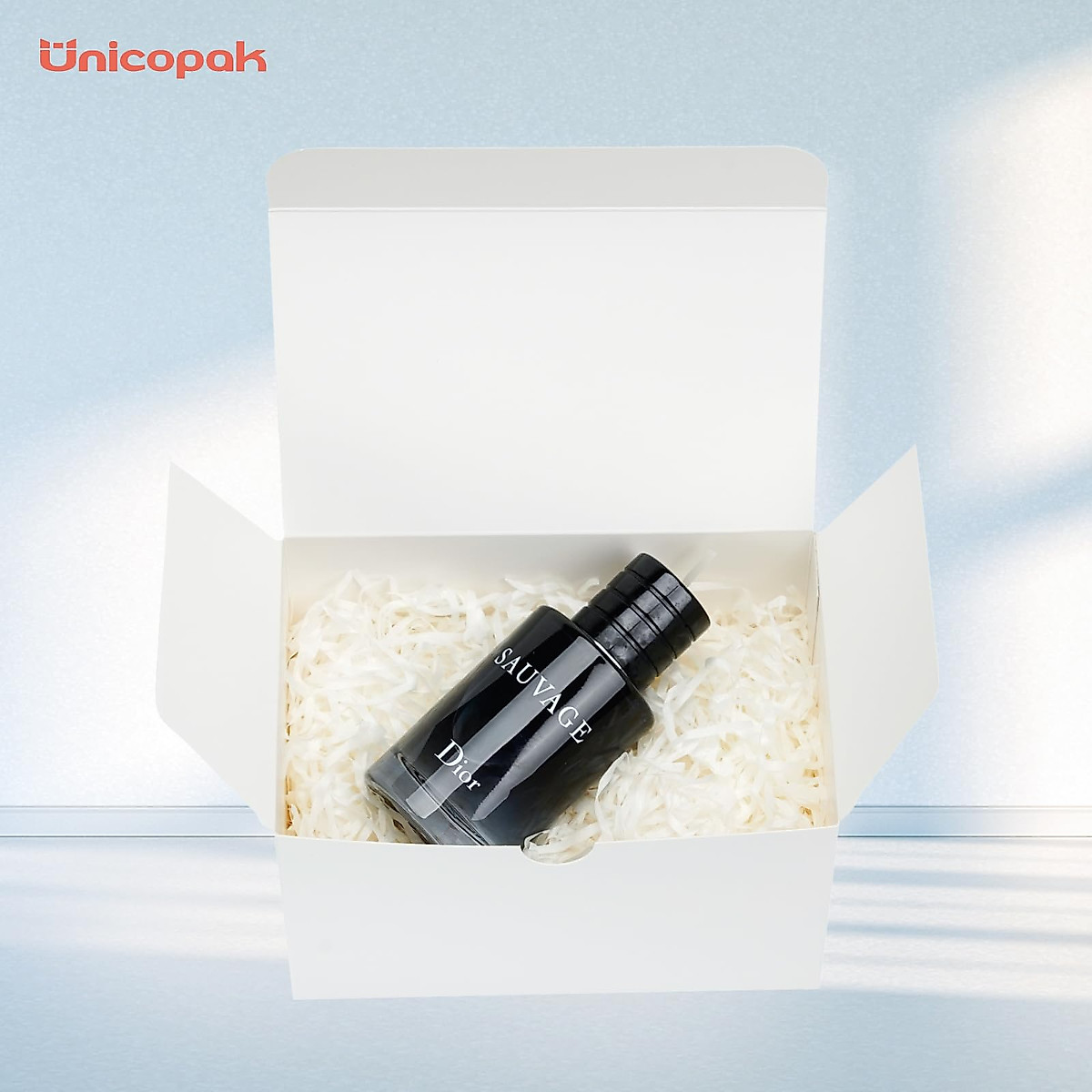 UnicoPak 40 Pack Gift Boxes 6x4x3.5 Inches White Gift Boxes with Lids for Presents Small Gift Boxes Bulk for Candle Mug Perfume Craft Ornaments Cookies Treats Favors