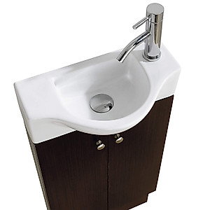 Fine Fixtures Bathroom Vanity Set - Cabinet and Sink- Glenwood WENGE