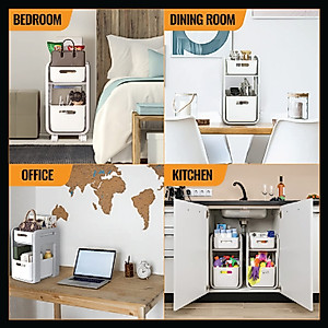 Soft Organizer Kitchen organization,cabinet organizer storage Drawer - Under Sink Organizer, For Bathroom Shelf Space Rack, Multifunctional Storage