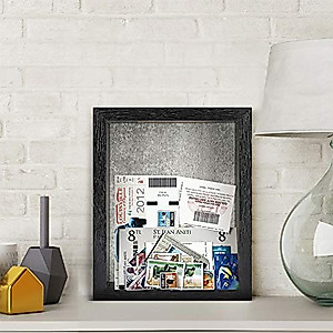 ShadowBox Display Case Bundle | 8x8 Black Shadow Box Frame & 8x10 Top Loading Black Shadow Box with Industrial White Backboard