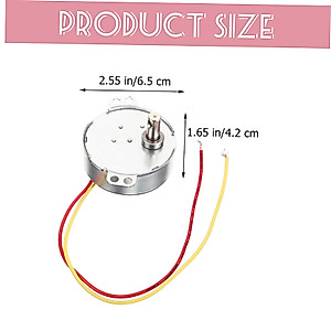 DOITOOL Synchronous Motor Electric Motors Reindeer Motor Slow Animated Pumpkins for Halloween Turntables Motorized Turntable Electric Synchron Motor Gear Copper Electric Fan to Rotate