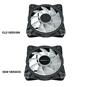 DeepCool CF120 Plus 3in1 PC Fans 3 Packs 120mm 1800RPM PWM Case Fans ARGB Aura SYNC 52.5CFM Computer Cooling Fans Quiet Under 28.8dB(A) High Performance for ATX/MATX PC Cases, Black