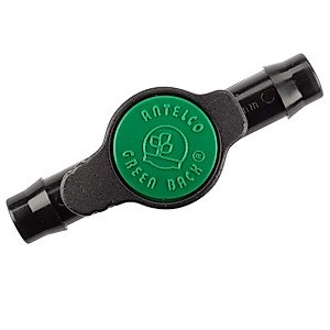 The Original Safety Siphon 1/2 Inch Barbed Shut Off Valve - Simple On and Off Operation w/O-rings to Prevent Leaking - Splice in Line for Easy Flow Control - Constructed from Wear-Resistant Plastic