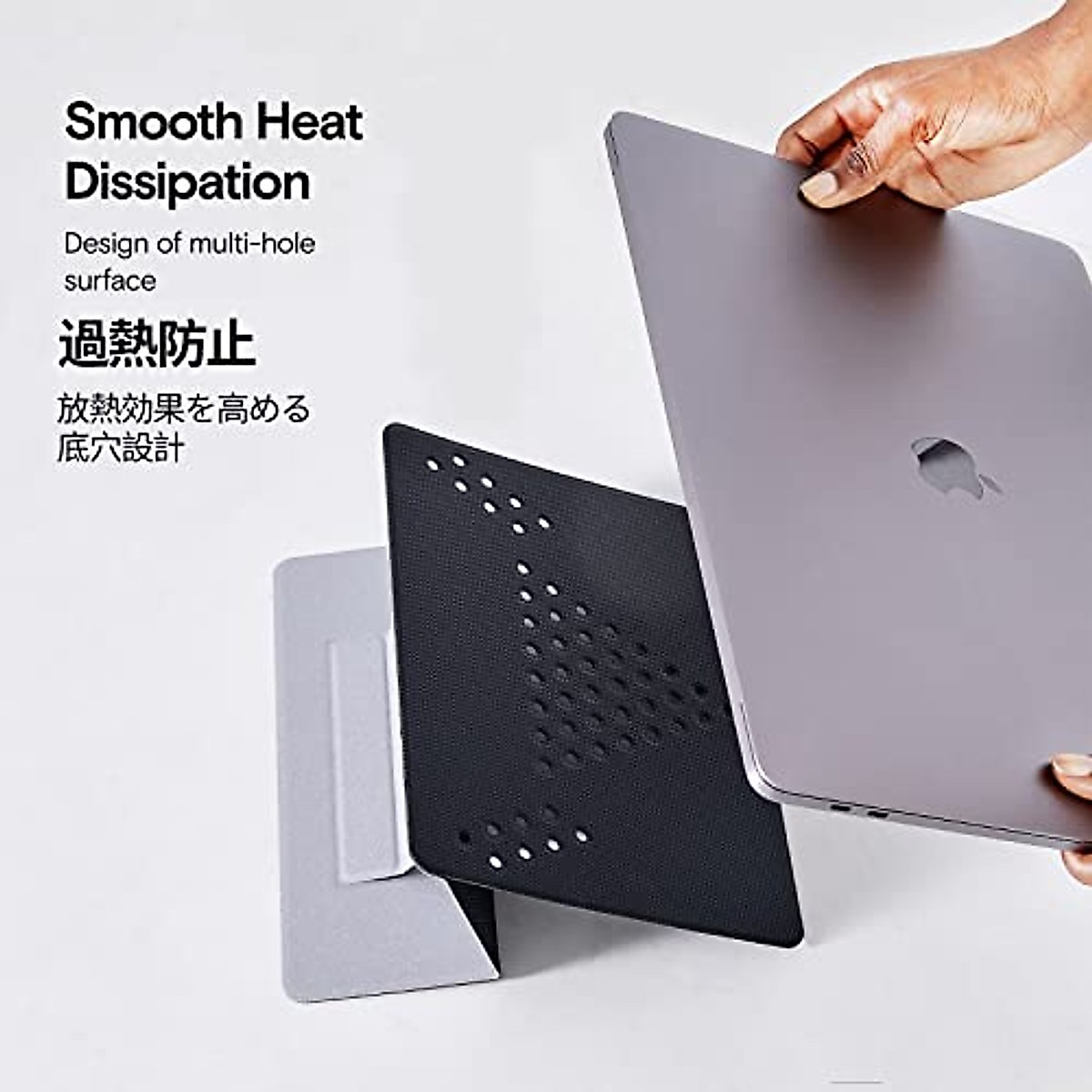 MOFT Invisible Laptop Stand, Lightweight Non-Adhesive 2-Height, Easy Switch Between Devices Computer Desk Stand Fits All Laptops up to 17”