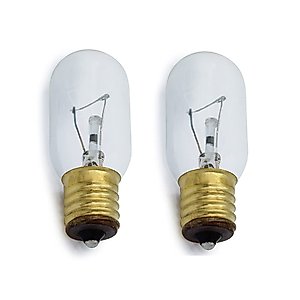 40W 120V Replacement for Whirlpool 8206232A Bulb by Technical Precision - T8 Incandescent Microwave Replacement Bulbs - Replaces 125V 40W Appliance Bulb for Range Hood & Oven - E17 Screw Base - 2 Pack