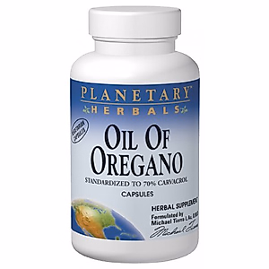 Planetary Herbals Oil of Oregano, May Provide Support To The Immune System,60 Vegetarian Capsules