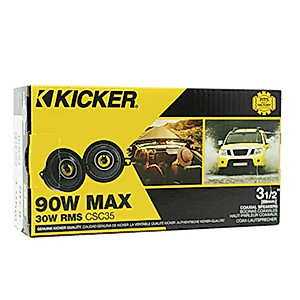 Kicker CSC354, CS Series 3.5" 2 Way Coaxial Car Speakers (46CSC354)