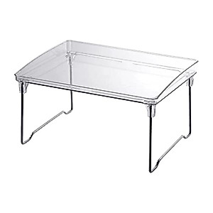 BKDFD Kitchen Rack Desktop Storage Rack Can Be Stacked Disc Folding Cosmetic Bathroom Storage Rack