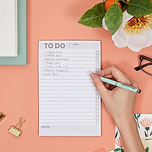 6 Pack To Do List Notepads, Daily Reminder Checklist (8.5 x 5.5 In, 60 Sheets Each)