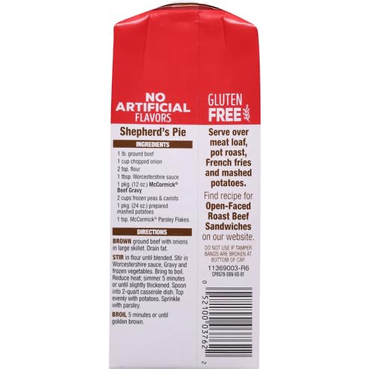 McCormick Simply Better Beef Gravy, 12 oz