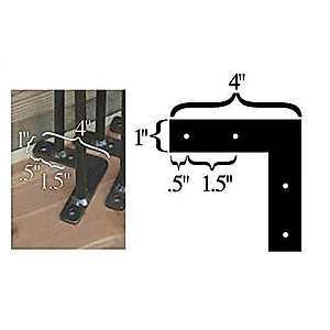 Set of 4 Raw 44 Inch Steel Hairpin Legs